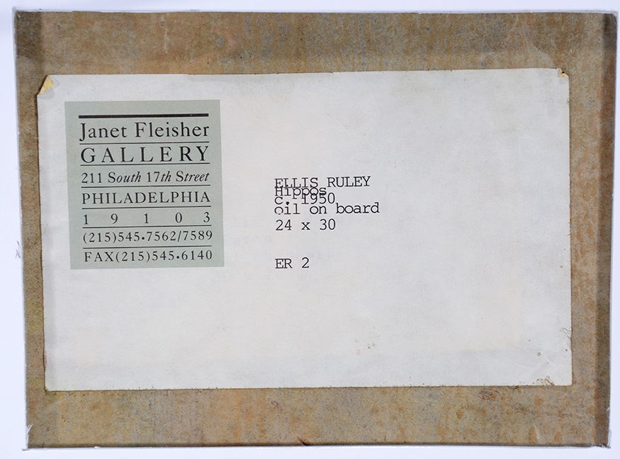 Ellis Ruley. Hippos.