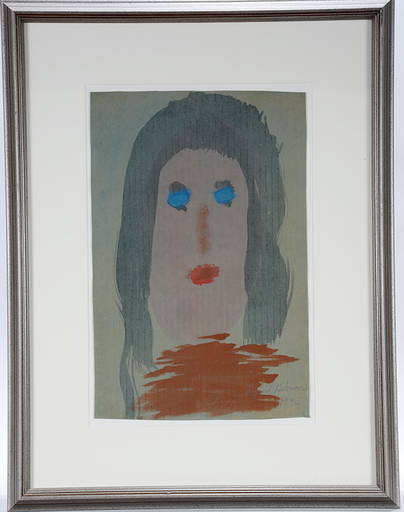 Sybil Gibson. Portrait With Blue Eyes.