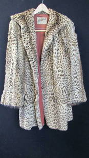 Vintage Leopard Fur Coat