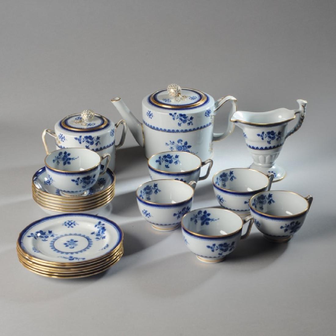 Copeland Spode Lowestoft Style Tea Set