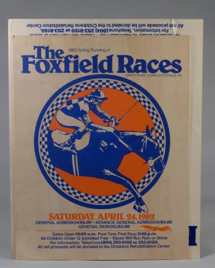 Lot of 6 Foxfield Races Posters - Jul 22, 2017 | Hilliard & Co. in VA