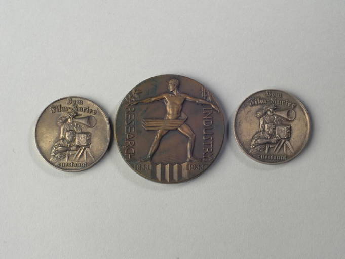 1933 World's Fair Medal & German Film Tokens