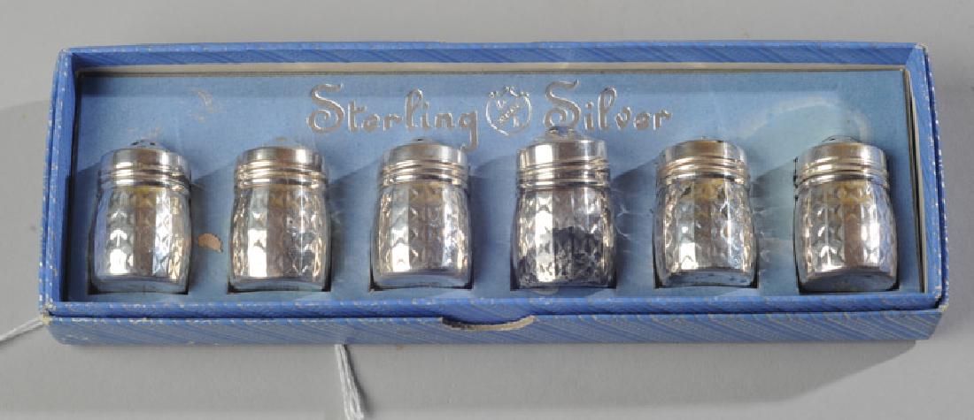 6 Sterling Silver Salt Or Pepper Shakers