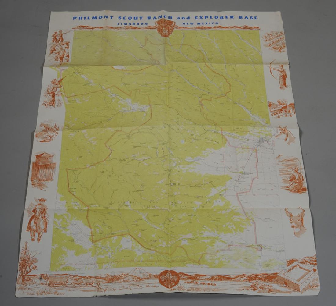 Vintage Boy Scout Map