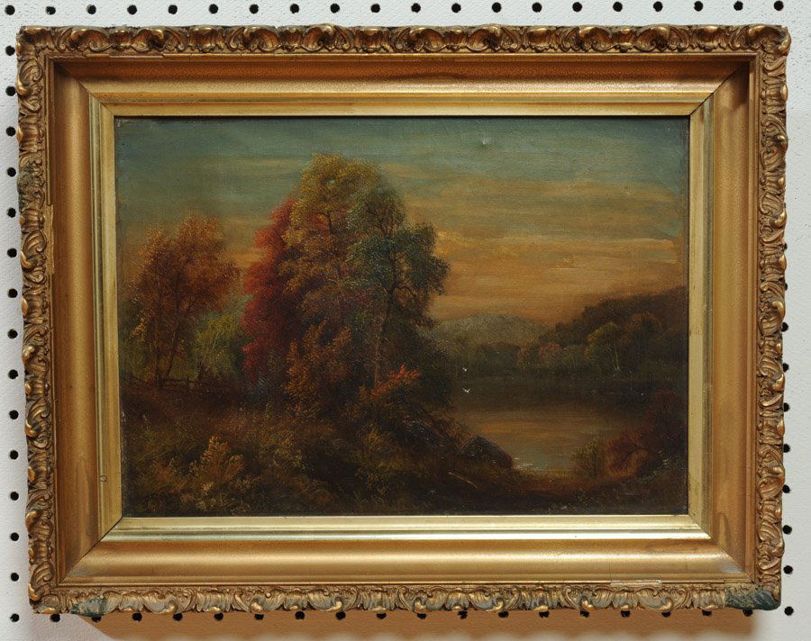 Hudson River School Oil on Canvas, Daniel Grose