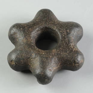 An Inca Six Pointed Star Mace Head