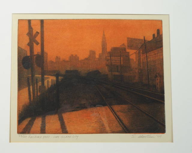 Steven E. Walker (b. 1955) Color Etching