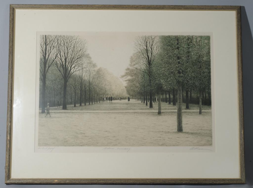 Harold Altman (1924 2003) Lithograph