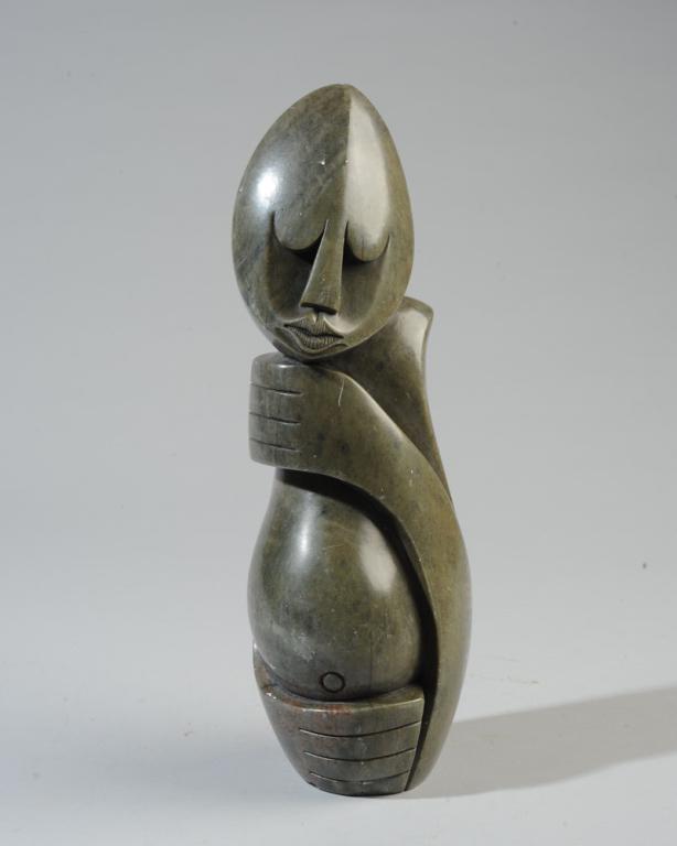 Signed Shona Stone Figure, Zimbabwe