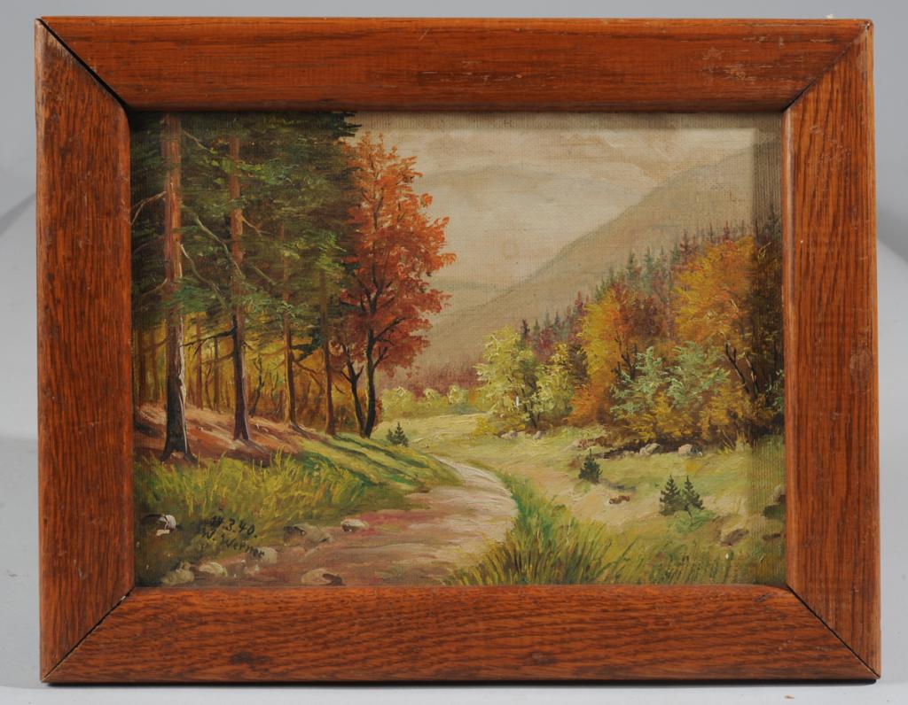 W. Werner Oil Painting 1940