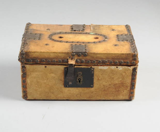 19th C. Robert Burr Small Trunk