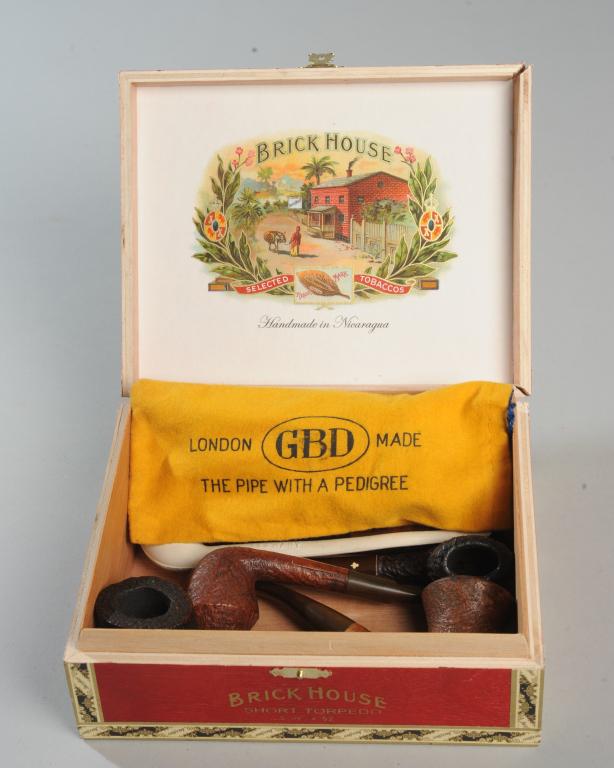 Seven Vintage Tobacco Pipes