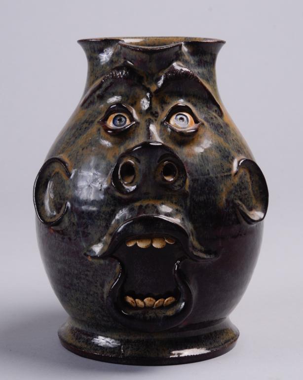 Roger Corn Face Jug 1991 Auction