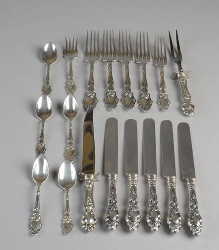 18 Pcs. Gorham Virginiana Sterling Silver Flatware
