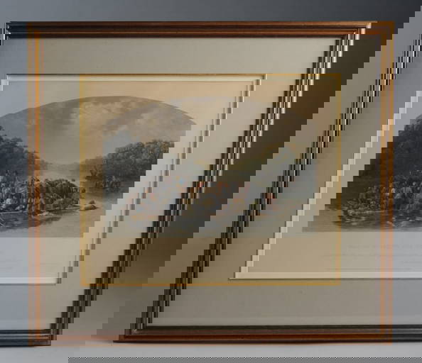 Charles Burt Engraving Gen Marion Crossing Pedee