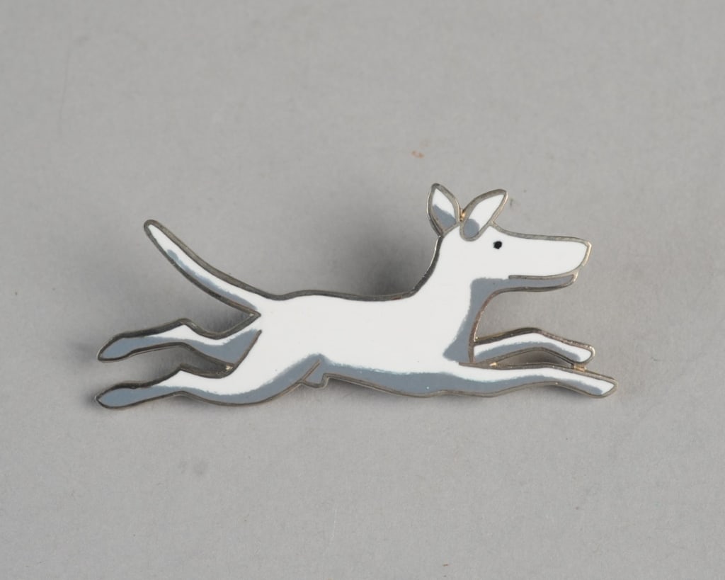 Acme Studios Enamel Dog Pin Auction