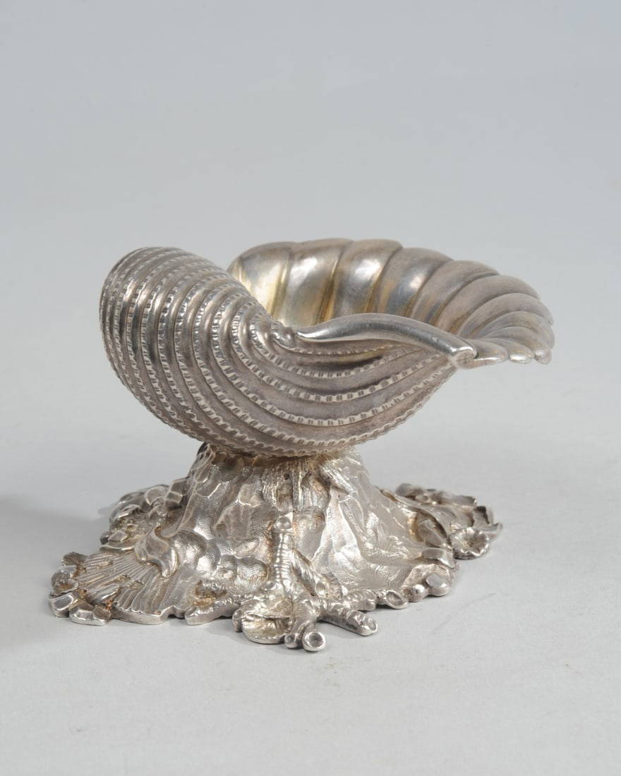 George Ii Silver Rococo Master Salt, George Wickes Auction