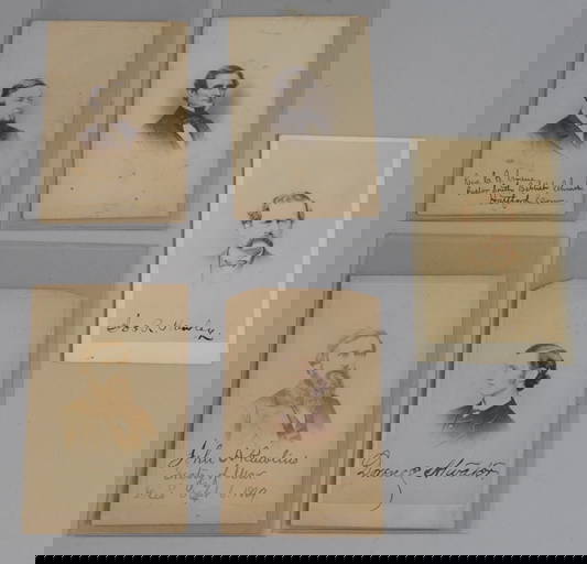 Civil War Cdvs: Dorence Atwater, John A. Rawlins+