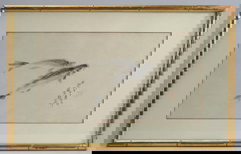 Japanese Ippitsuryu Sumi E Ink Dragon Painting