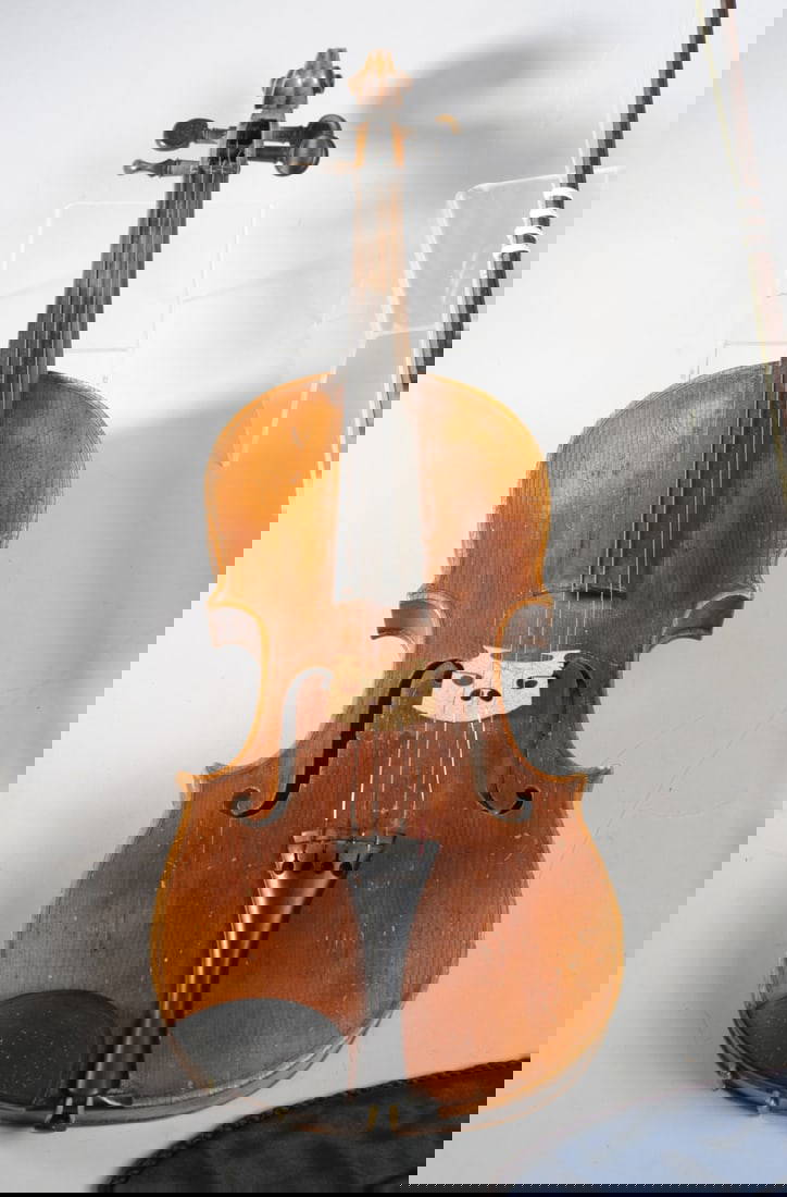 Antique German Violin After Stradivari Auction