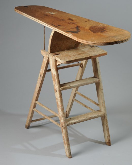 Vintage Bachelor Chair Step Stool Ironing Board