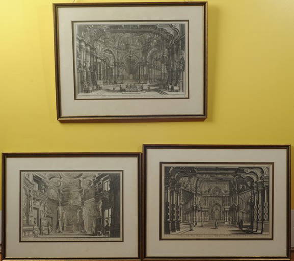 Set of Three Joseph Galli Bibiena Engravings - May 14, 2016 | Hilliard ...