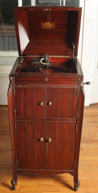 Floor Model Victrola Record Player