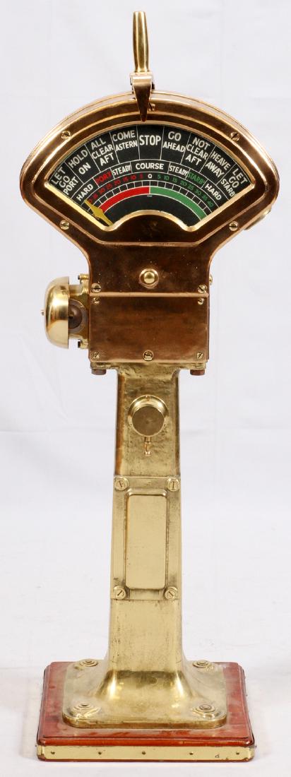 BRASS SHIP'S DOCKING TELEGRAPH