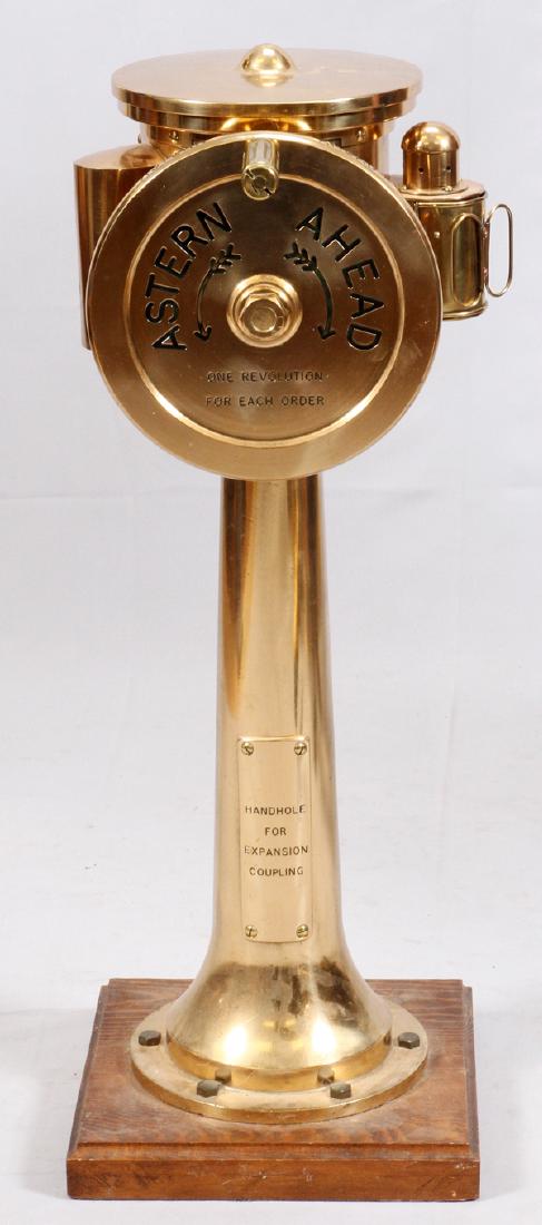 BRASS SHIP'S WWII DESTROYER TELEGRAPH - Mar 10, 2017 | DuMouchelles in MI