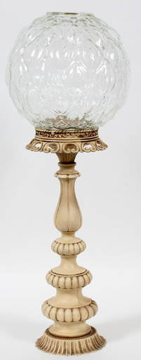 Wolin Westhaven Conn Metal Candlestick & Globe