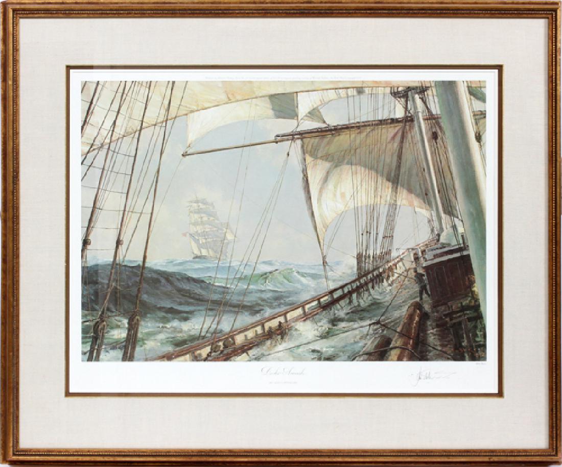 JOHN STOBART SIGNED LITHOGRAPH