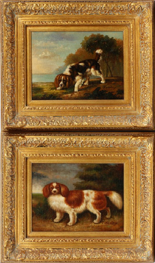 J. ARDLEY OILS ON CANVAS PAIR