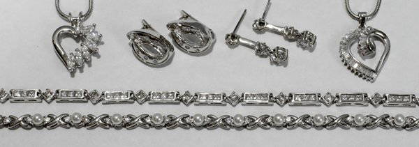 Joseph Anthony Cubic Zircon & Rhodium Jewelry