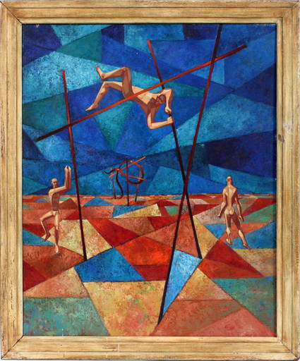 Frank Anderson Trapp Oil On Masonite