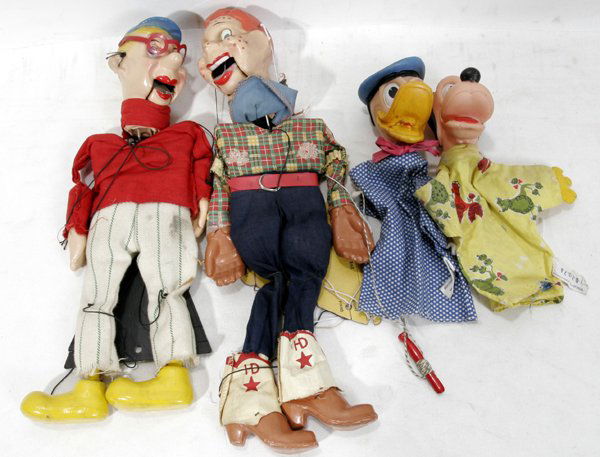 091388: HOWDY DOODY' & 'DILLY DALLY' MARIONETTES