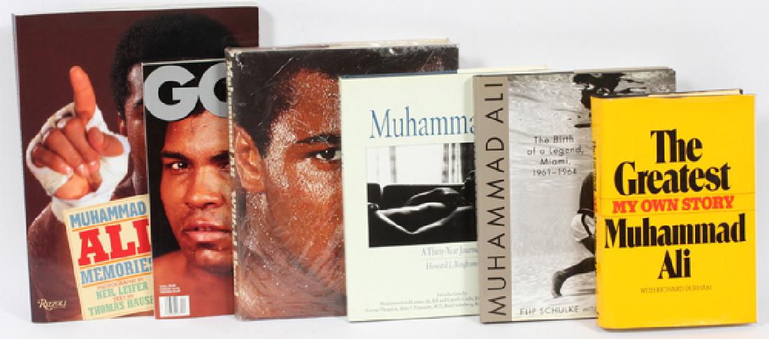 Muhammad Ali Hard Bound And Soft Cover Books 6 Pcs.