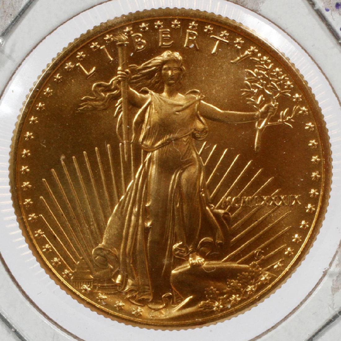 U.S. $25.DOLLAR GOLD COIN STANDING LIBERTY