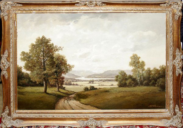 101174: R. RODEL OIL ON CANVAS, 'LANDSCAPE'