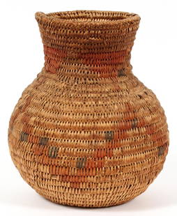 Mono Lake Paiute Native American Basket