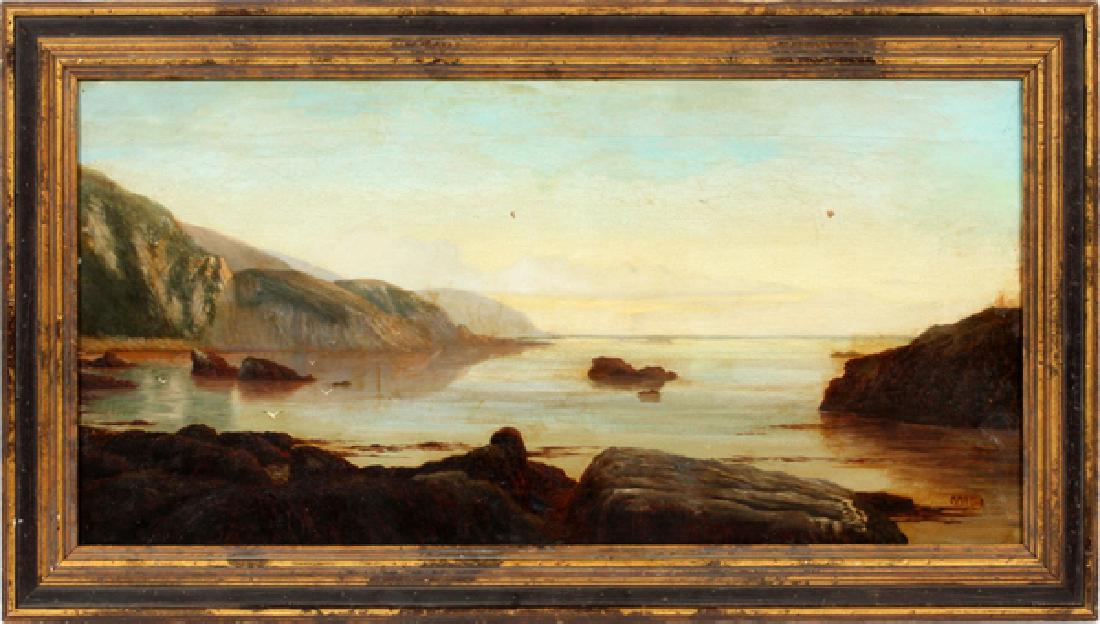 C. WELLS OIL ON CANVAS 1884