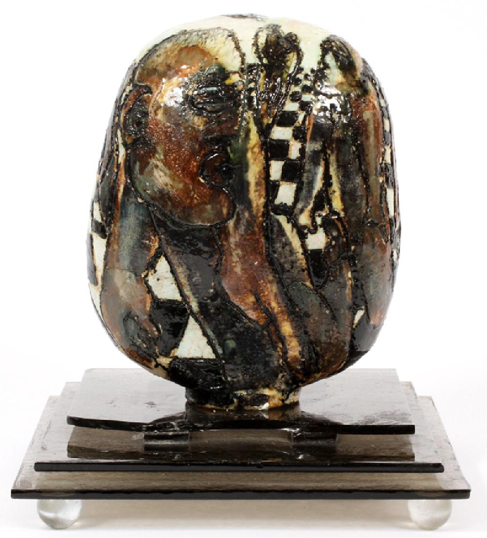 MARK CHATTERLEY ABSTRACT POTTERY SCULPTURE '86