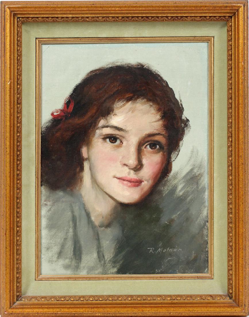 REIZES MOLNAR LOFOS OIL ON BOARD 20TH C.