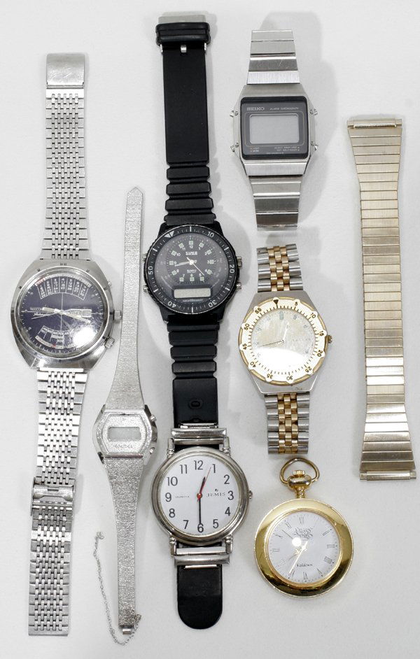 110456: SEIKO, TUSCANY, JEMIS STAINLESS WATCHES