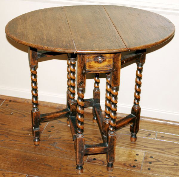 111302: GILL & REIGATE, JACOBEAN GATE-LEG TABLE