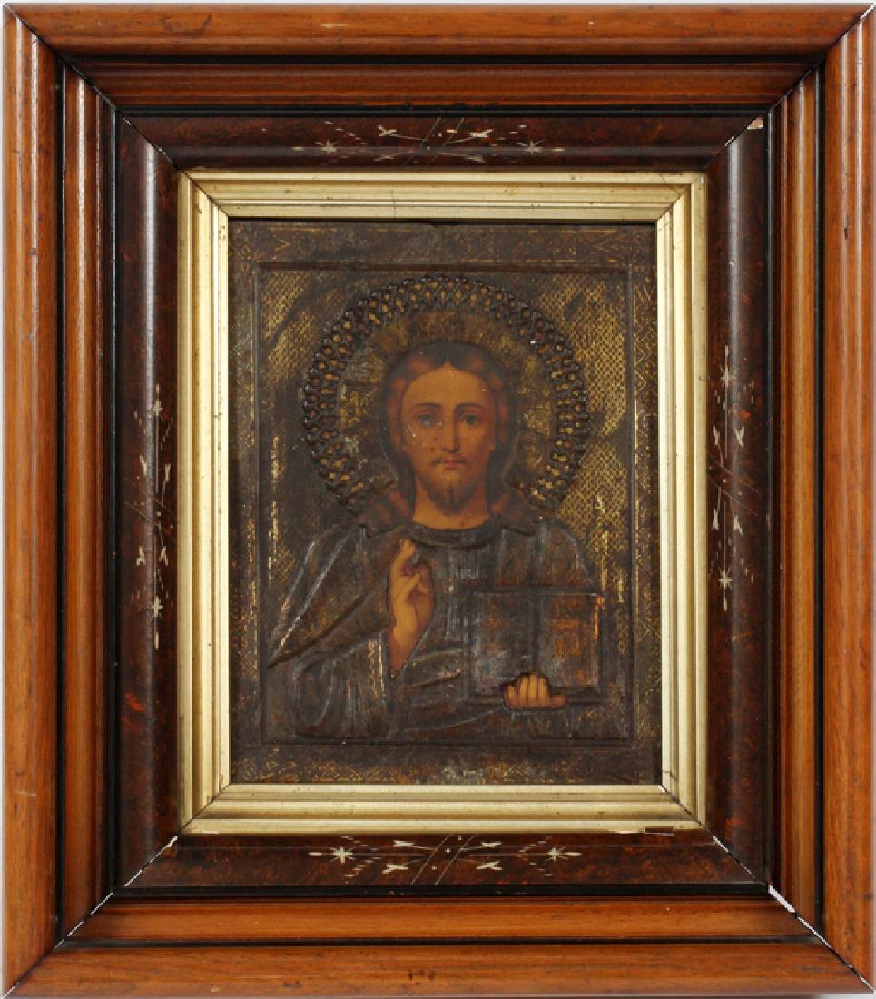 Russian Icon Christ Emmanuel, 17th C.