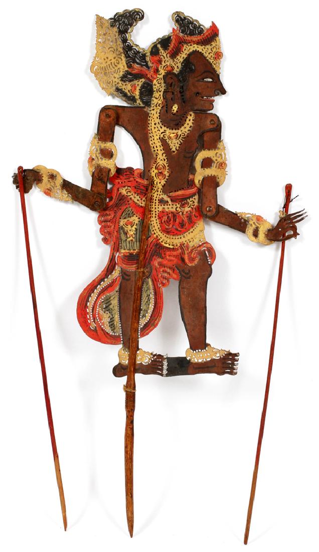 JAVANESE ANTIQUE SHADOW PUPPET