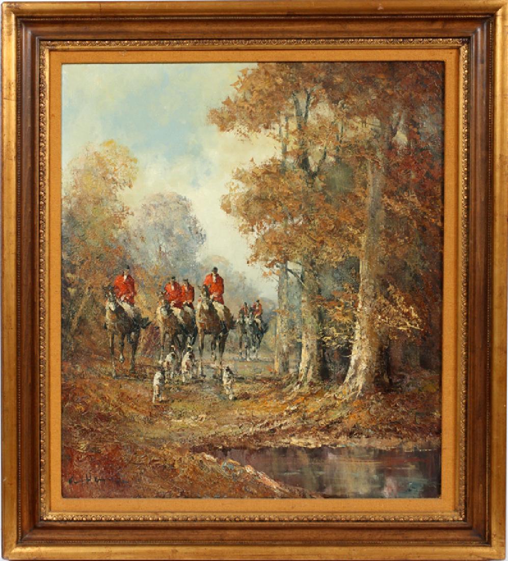 C. HEYDEN OIL ON CANVAS