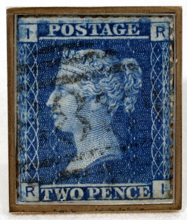 Great Britain 'two Penny Blue' Two Pence Stamp