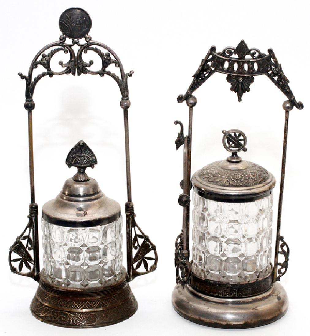 VICTORIAN SILVER-PLATED PICKLE CASTERS 2 PCS. - Jan 20, 2018 ...