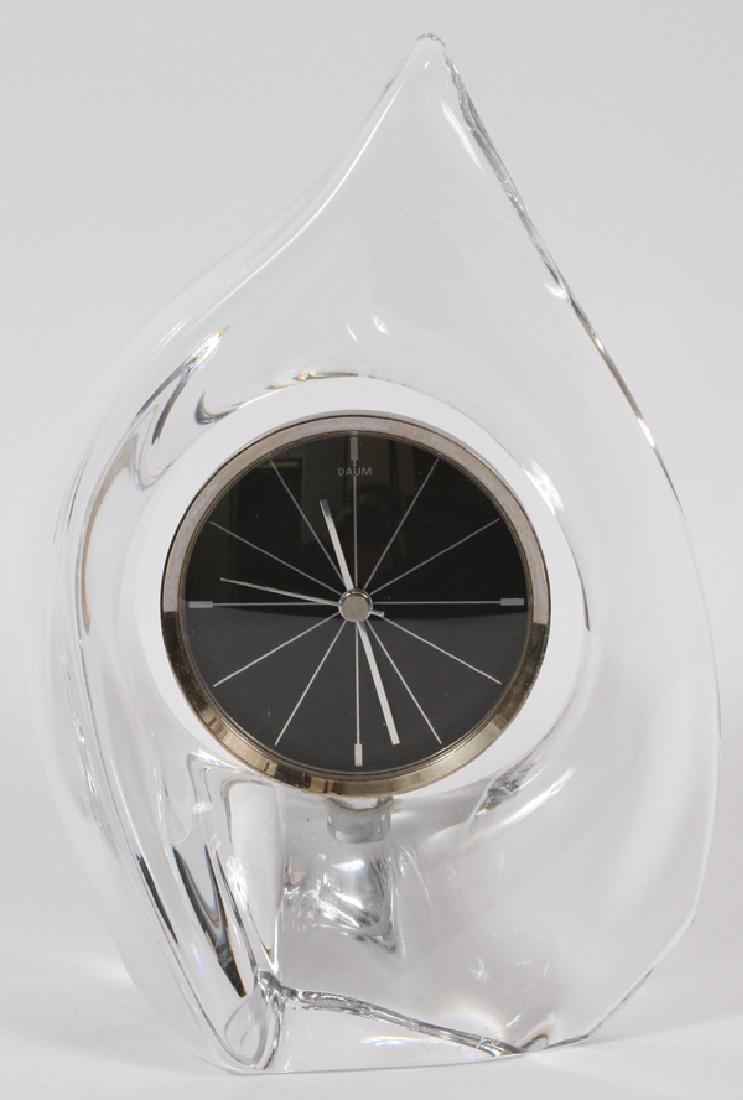 DAUM CRYSTAL CLOCK